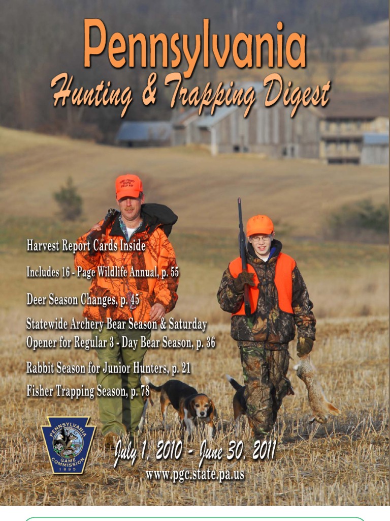 2010-2011 Pennsylvania Hunting Trapping Digest | PDF | Hunting | Big ...
