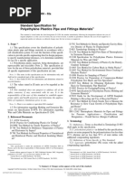 Astm D2467-2013 | PDF | Polyvinyl Chloride | Pipe (Fluid Conveyance)
