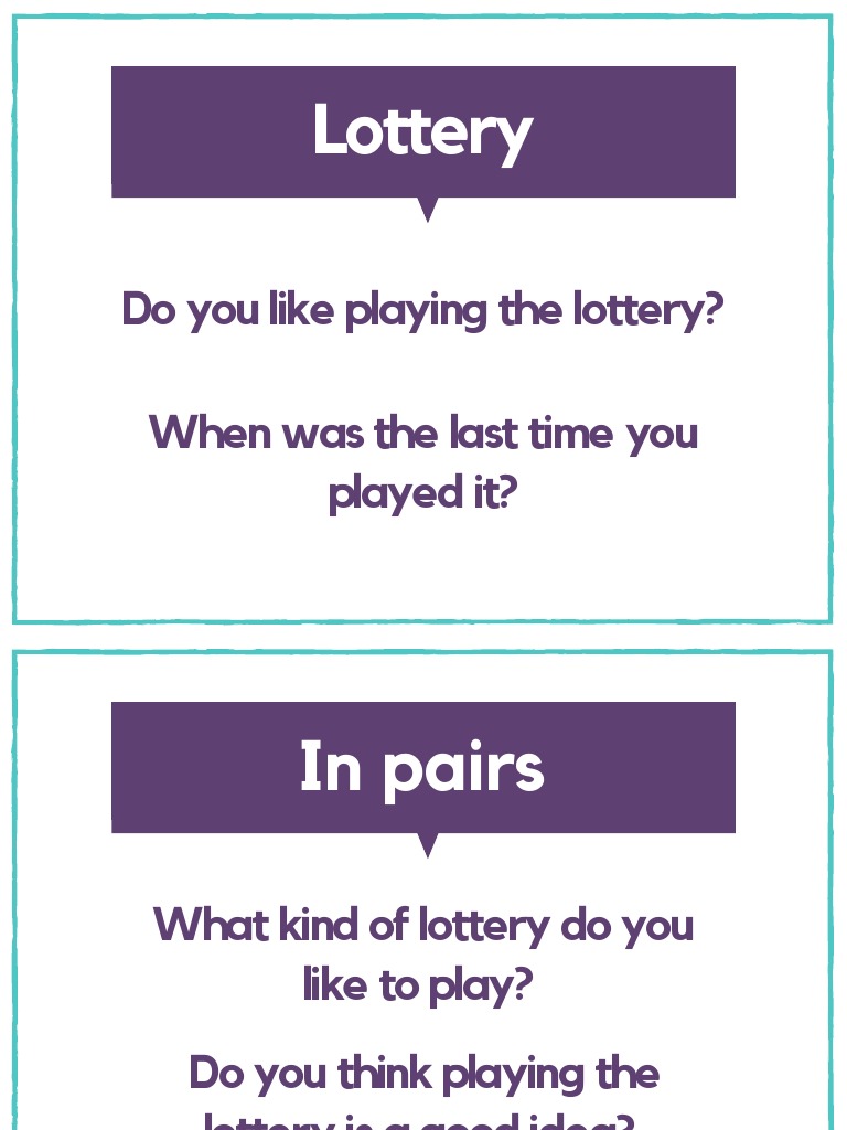Lottery | PDF