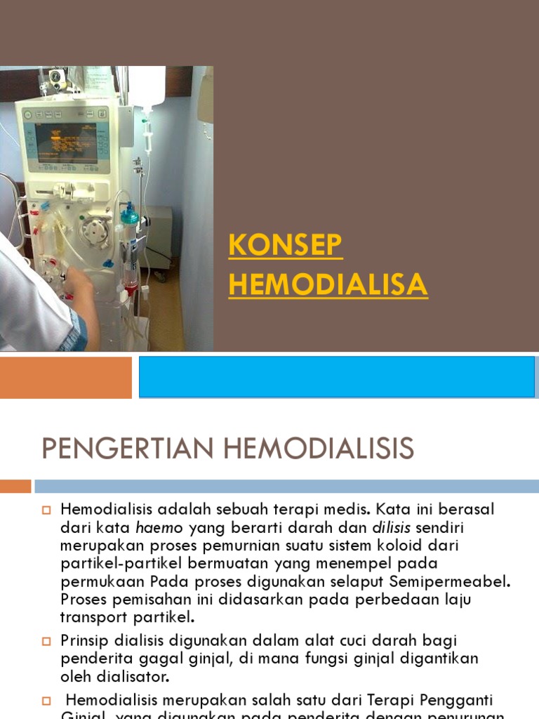 Konsep Hemodialisa | PDF
