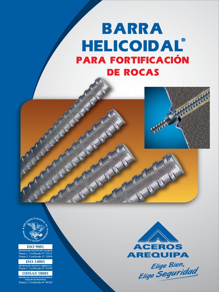 Ficha Tecnica Perno Helicoidal PDF | PDF