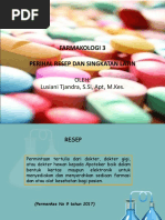 Panduan Penulisan Resep Obat yang Benar | PDF | Memasak, Makanan, & Anggur