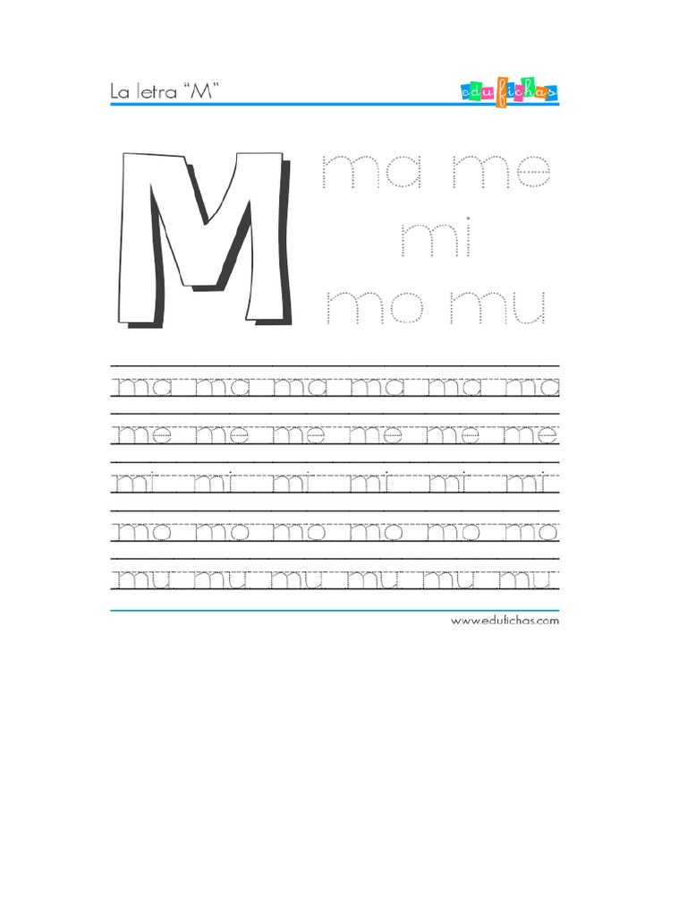 Letra M MARIA JESUS | PDF