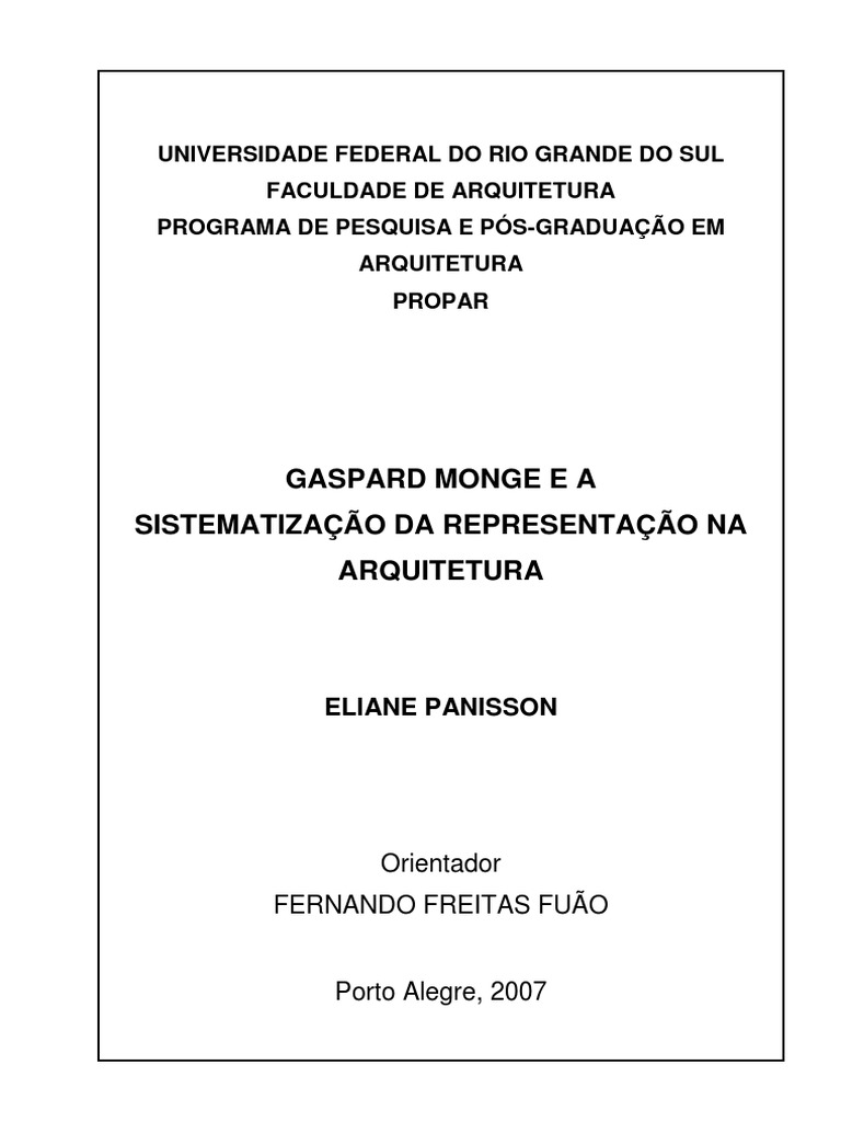 Gaspard Monge PDF | PDF | Theory | Science