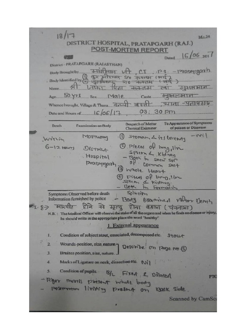 Post Mortem Report | PDF
