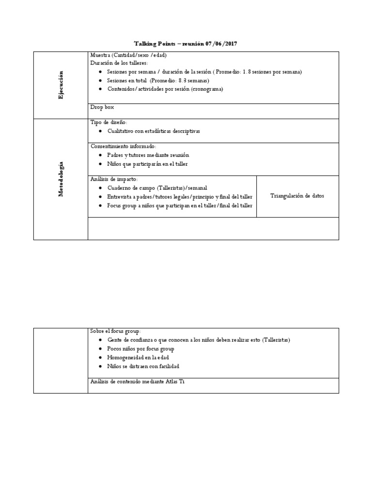 Talking Points | PDF