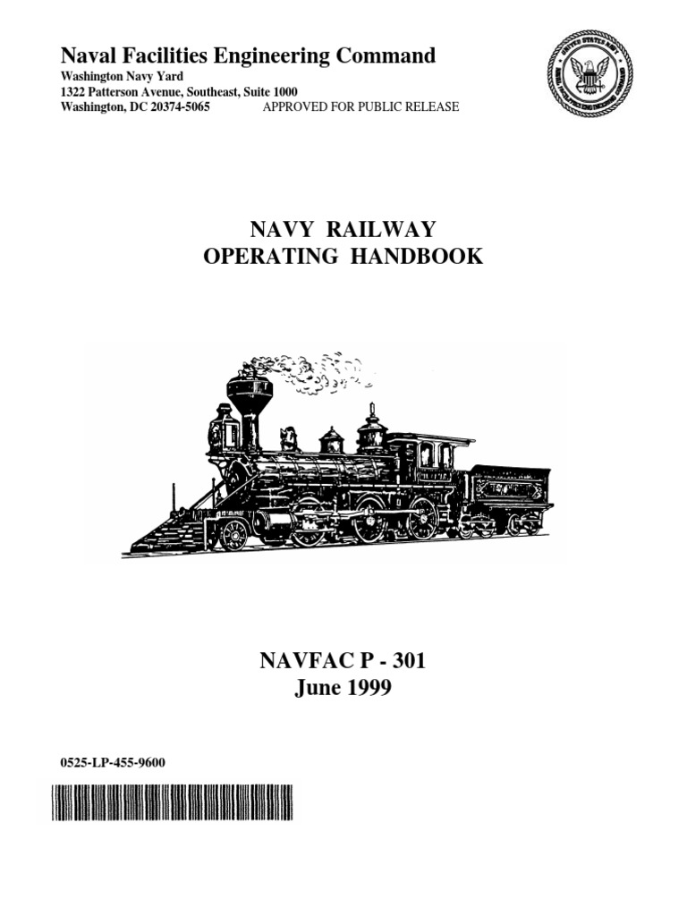 Navy Railway Operating Handbook | PDF | Rail Transport | Train