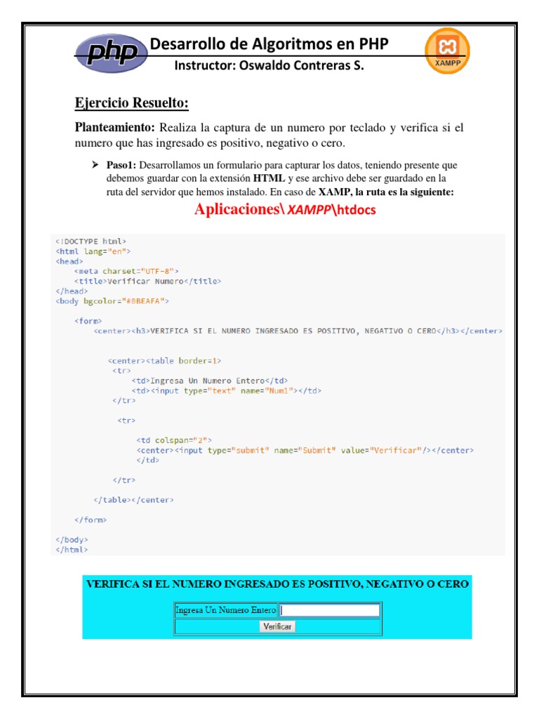 Desarrollo de Algoritmos Con PHP | PDF | Php | Software Desarrollo de Algoritmos Con PHP | PDF | Php | Software