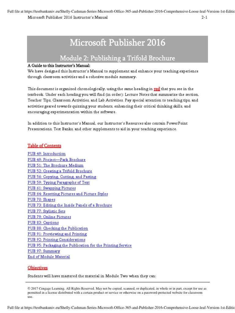 Shelly Cashman Series Microsoft Office 365 And Publisher 2016