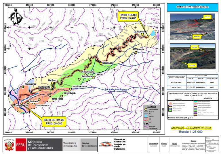 Mapa - Conchamarca | Descargar gratis PDF | Geografía | Naturaleza