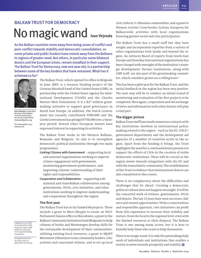 No Magic Wand | PDF | Non Governmental Organization | Balkans