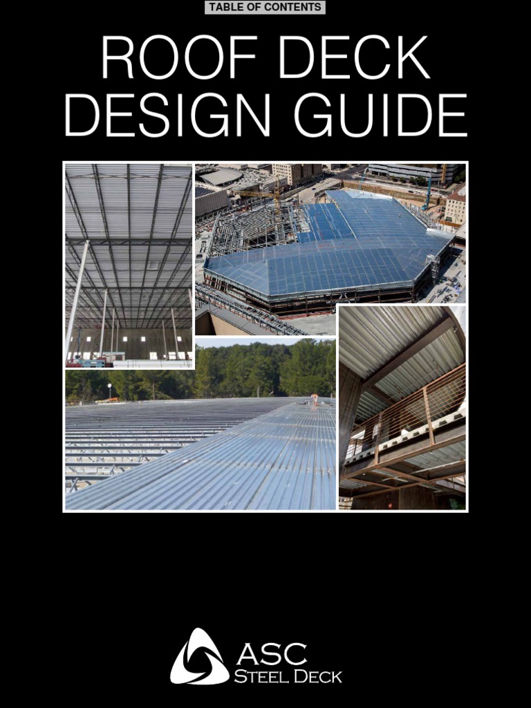 ASC Roof Deck Design Guide | PDF | Galvanization | Building Materials