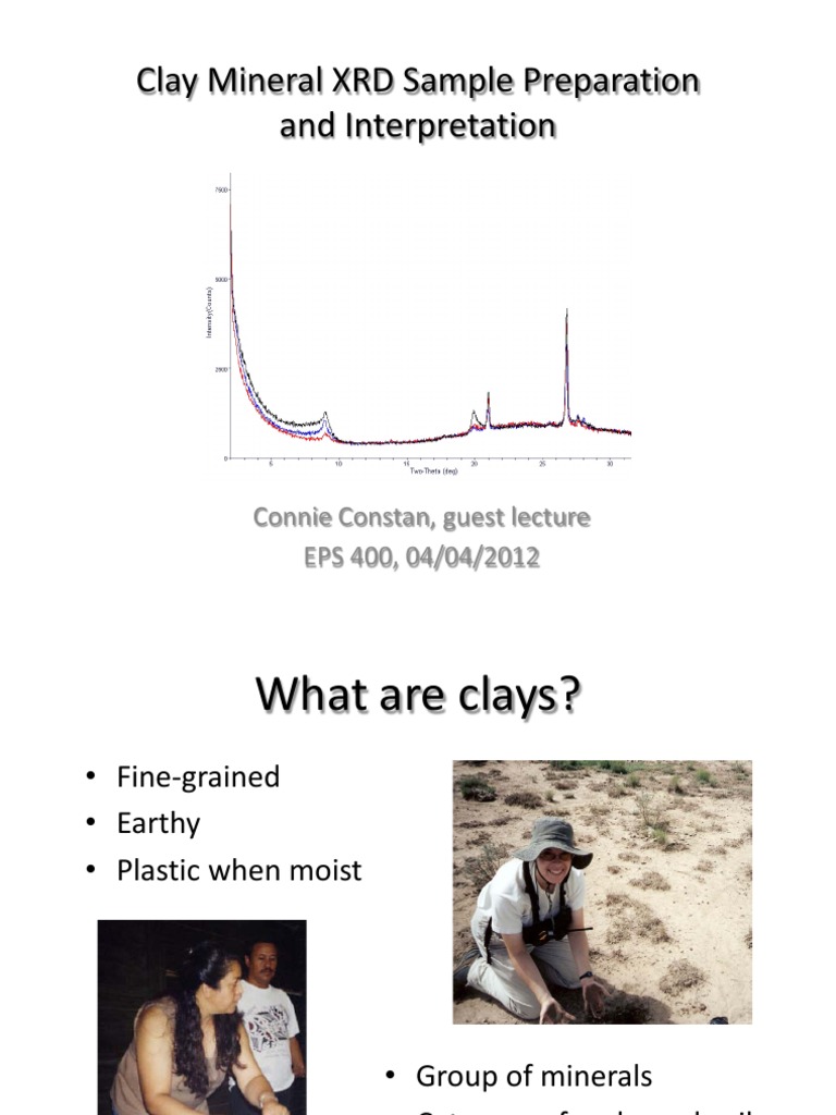 Clay Mineral XRD Preparation Guide | PDF | Clay Minerals | X Ray ...