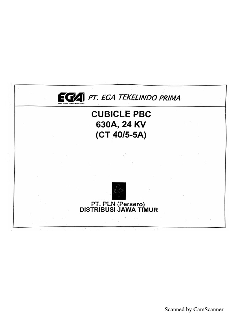 Single Line Kubikel EGA | PDF