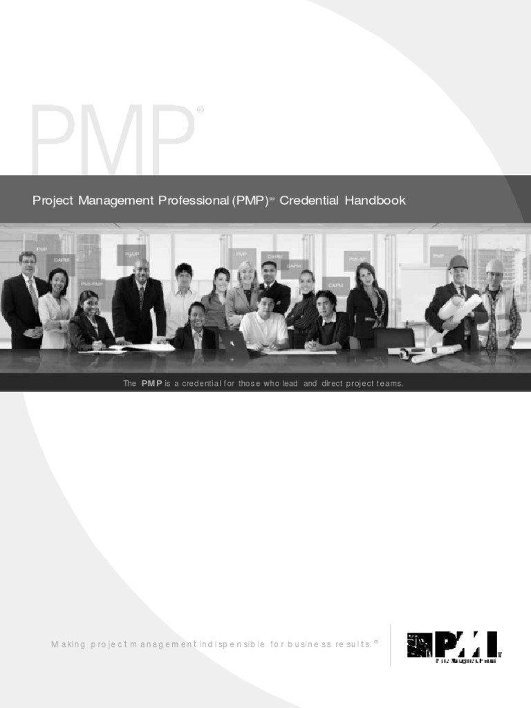 Project Management Professional (PMP) Credential Handbook | PDF ...