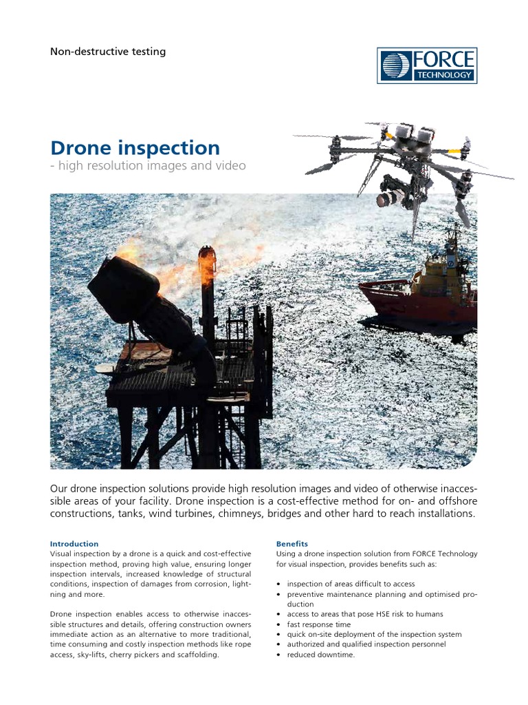 Cost-Effective Visual Inspections Using Drone Technology | PDF ...