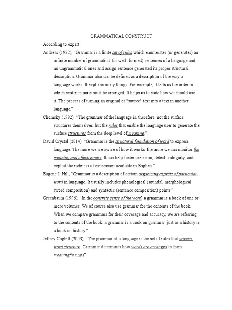 Meaning and Effectiveness. It Can Help Foster Precision, Detect Ambiguity, and | PDF | Grammar ...