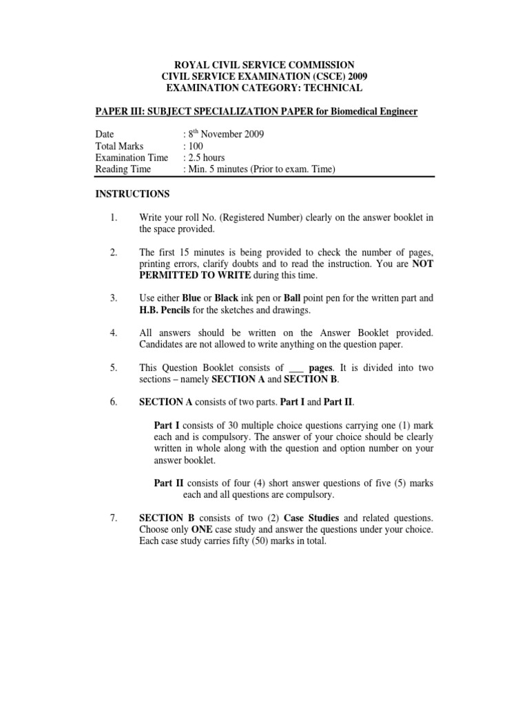 Biomedical Engineering Paper III | PDF | Blood | Breathing