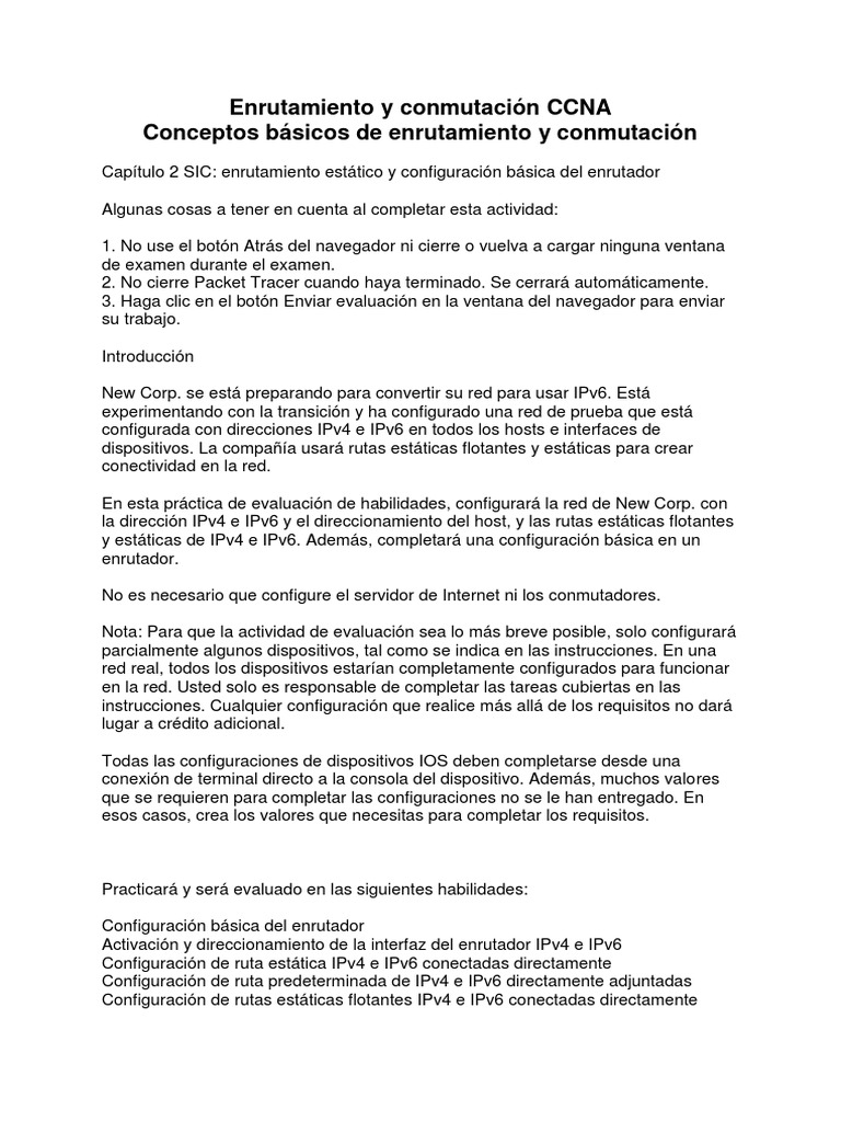 Enrutamiento y Conmutación CCNA | Descargar gratis PDF | Enrutador (Computación) | Yo Pv6