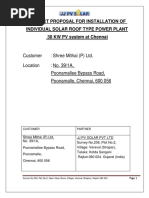Fixed Solar Mounting Structure Drawing | PDF | Equipment
