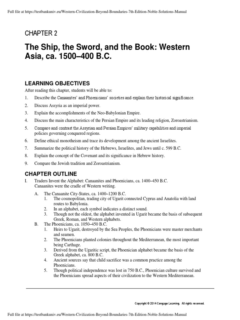 Western Civilization Beyond Boundaries 7th Edition Noble Solutions ... Western Civilization Beyond Boundaries 7th Edition Noble Solutions ...