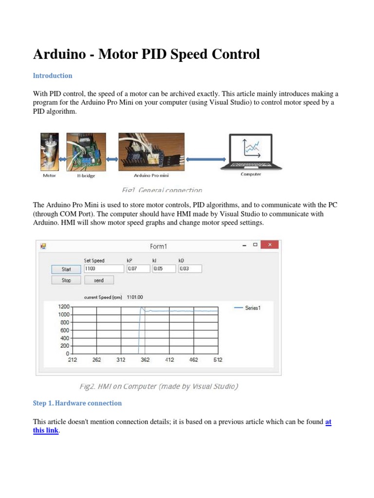 Arduino Pid Motor Control Pdf String Computer Science Arduino