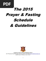Daniel Fast Calendar | PDF | Fasting | Prayer