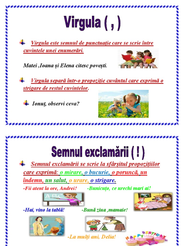 Planse Semne de Punctuatie | PDF