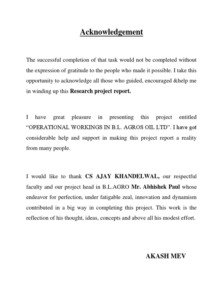 Acknowledgement: Akash Mev | PDF