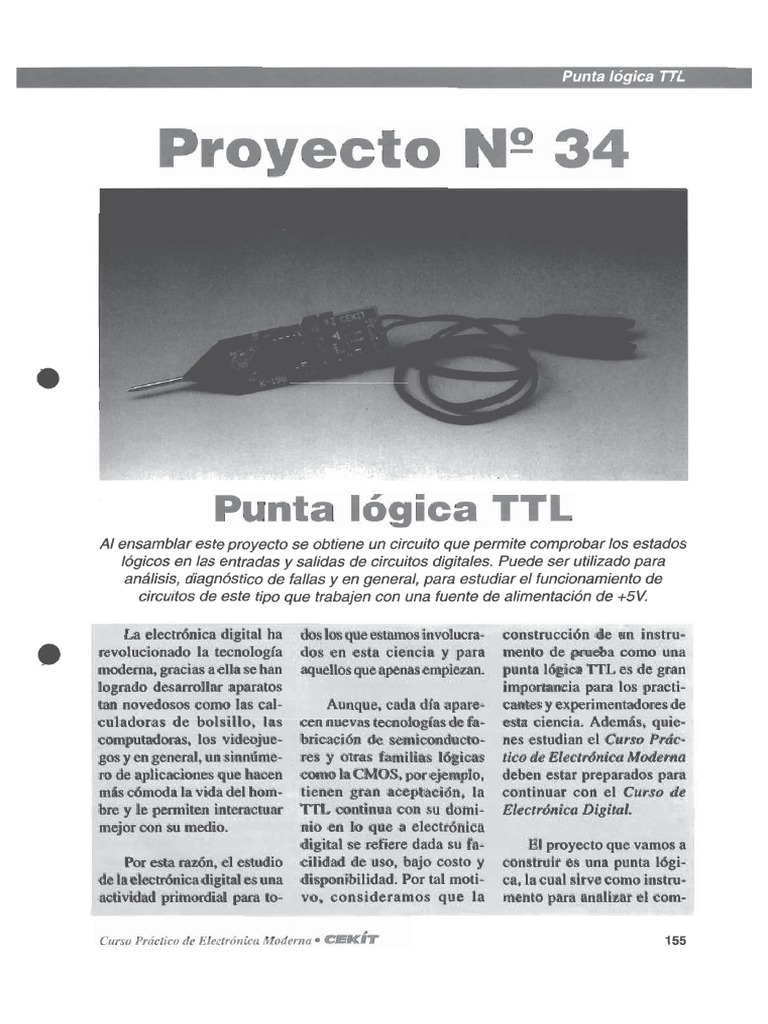 CEKIT Proyecto de Punta Logica PDF | PDF