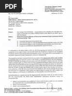 Sample Letter of Extension of Time For Construction (EOT Letter) | PDF ...
