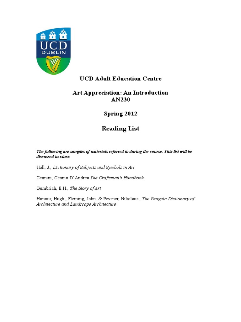 Art Appreciation - K O Neill AN230 | PDF | Social Science | Art