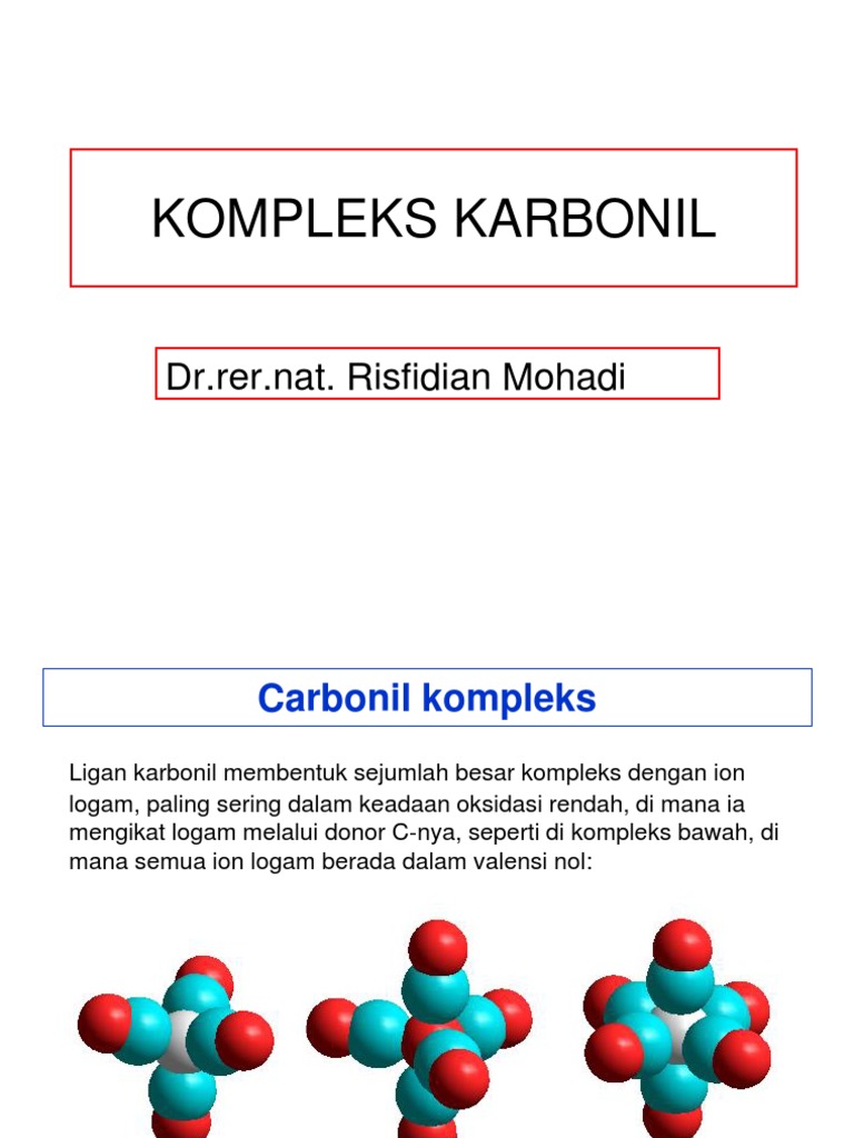 Karbonil Kompleks | PDF