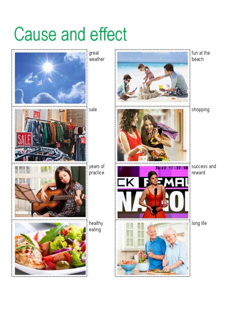 Cause and Effect Speaking Prompts 2 | PDF