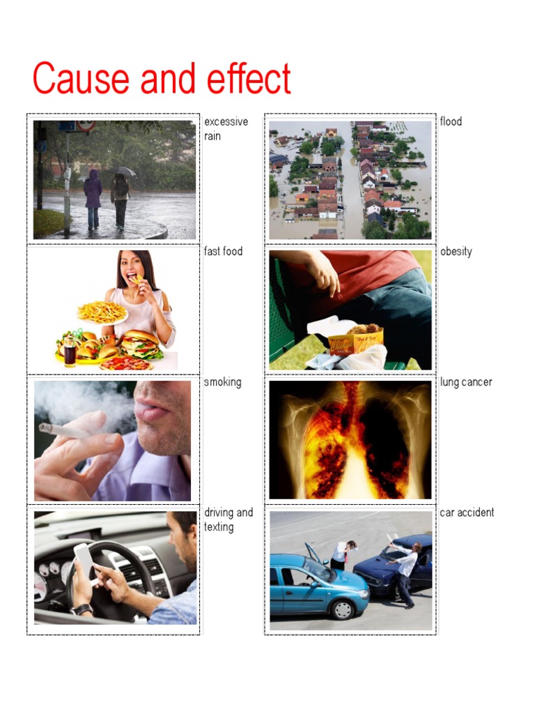 Cause and Effect Speaking Prompts 3 | PDF