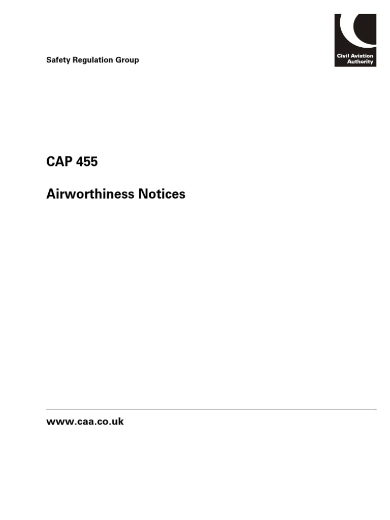 Cap 455 | PDF | Industries | Aircraft