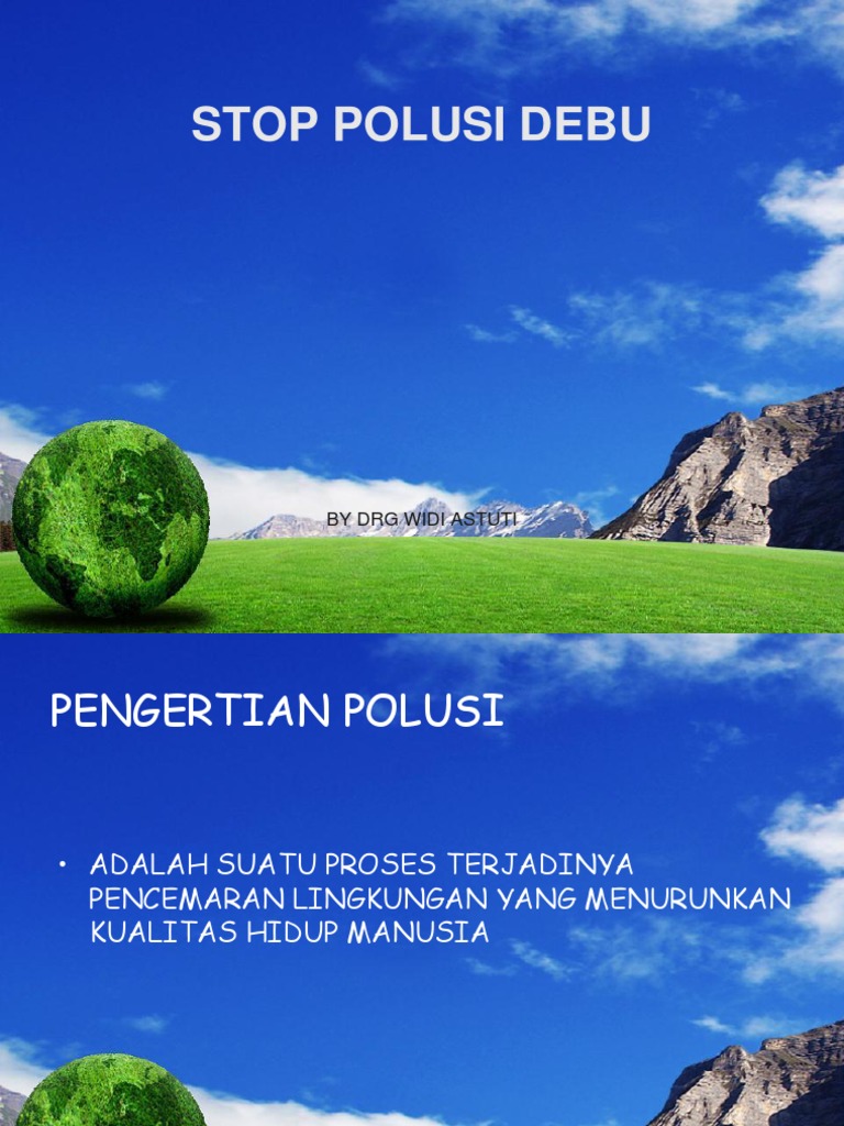Stop Polusi Debu | PDF