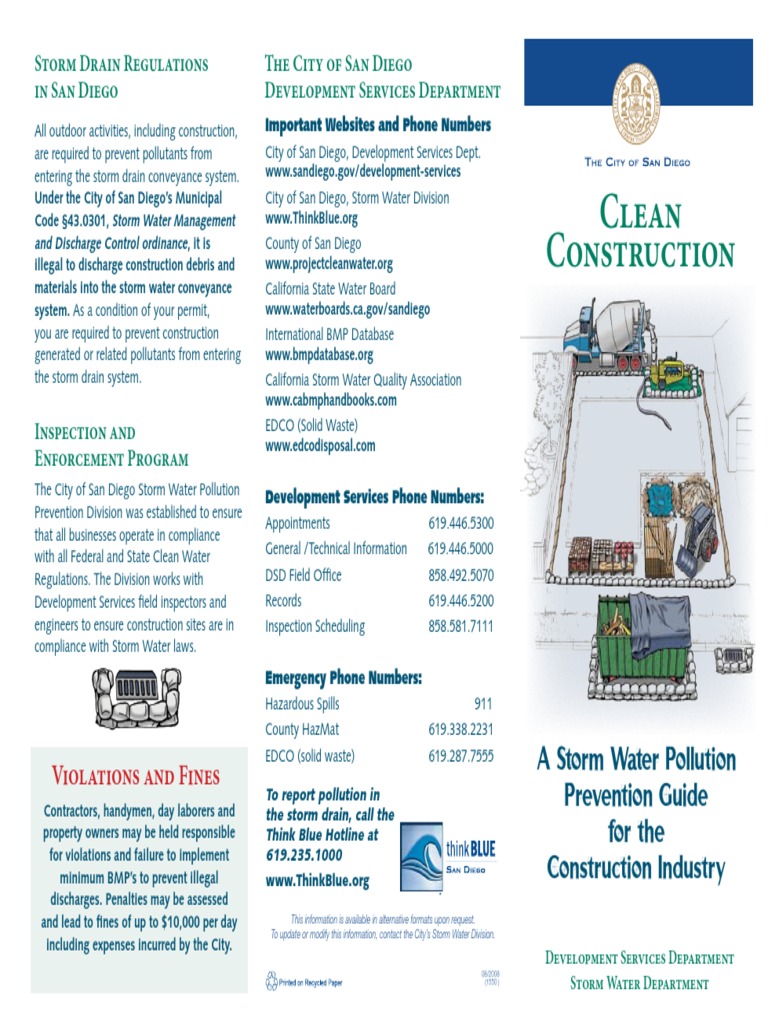 The Essential Guide to Construction Site Storm Water Pollution ...