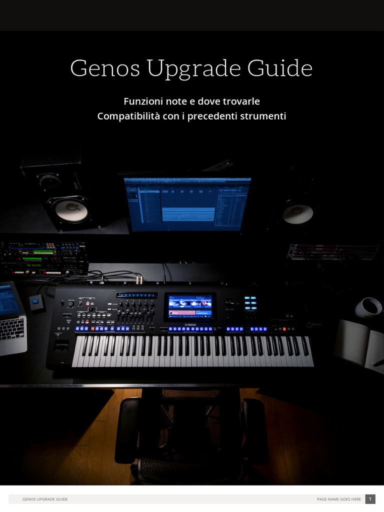 Genos Upgrade Guide ITA | PDF | Finder (Software) | Wi Fi