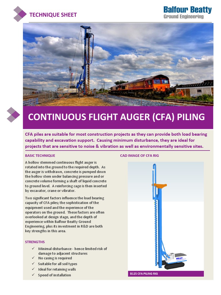 Cfa | PDF | Deep Foundation | Engineering