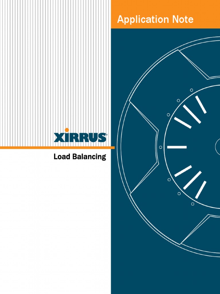 Xirrus Application Note Load Balancing | PDF | Load Balancing ... Xirrus Application Note Load Balancing | PDF | Load Balancing ...