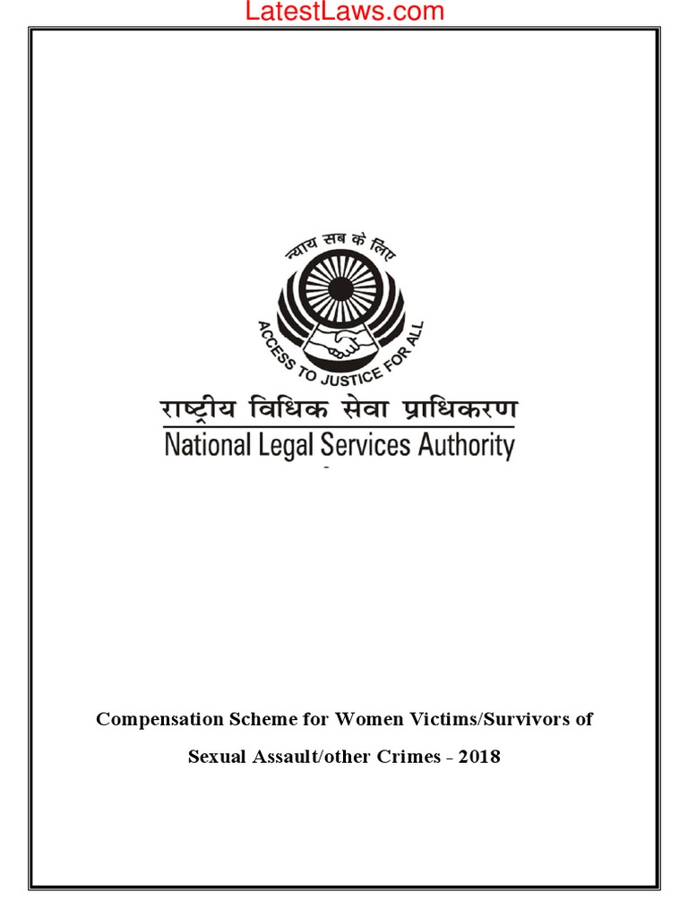 NALSA 2018 Victim Compensation Scheme | PDF | Victimology | Sexual Assault