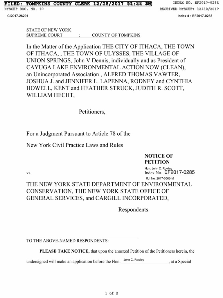 Article 78 Petition | PDF | Law