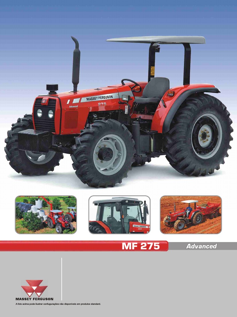 Ficha Tecnica MF 275 | PDF | Tração nas quatro rodas | Motores