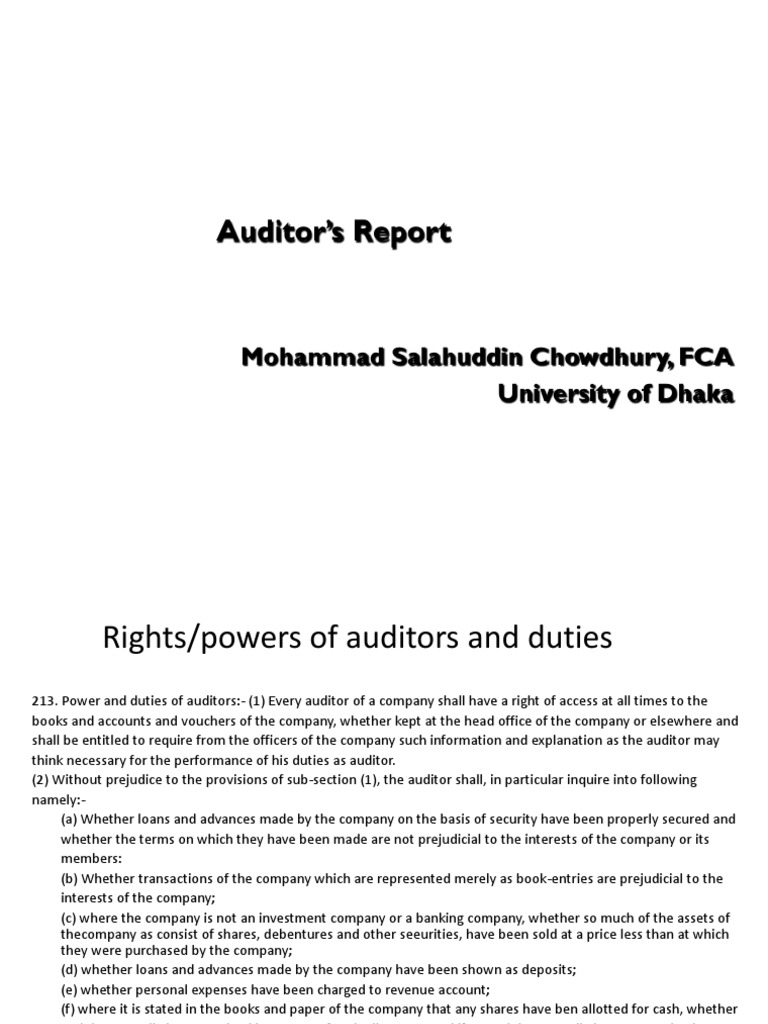 17-BSA 700 and 705 | PDF | Auditor's Report | Financial Audit