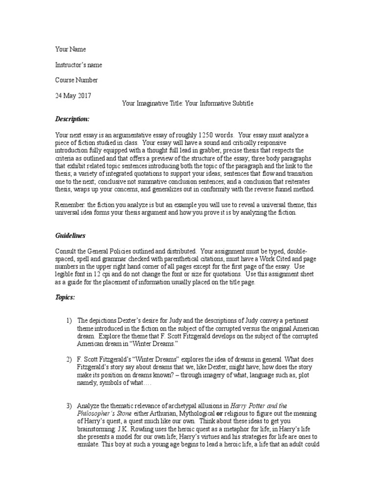 102 Final Essay Topics 2018 | PDF | Hero | Essays