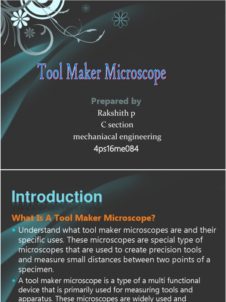 Tool Makers Microscope | PDF | Microscope | Tools