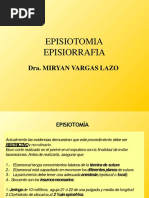 Episiotomía y Episiorrafia | PDF | Parto | Medicina CLINICA