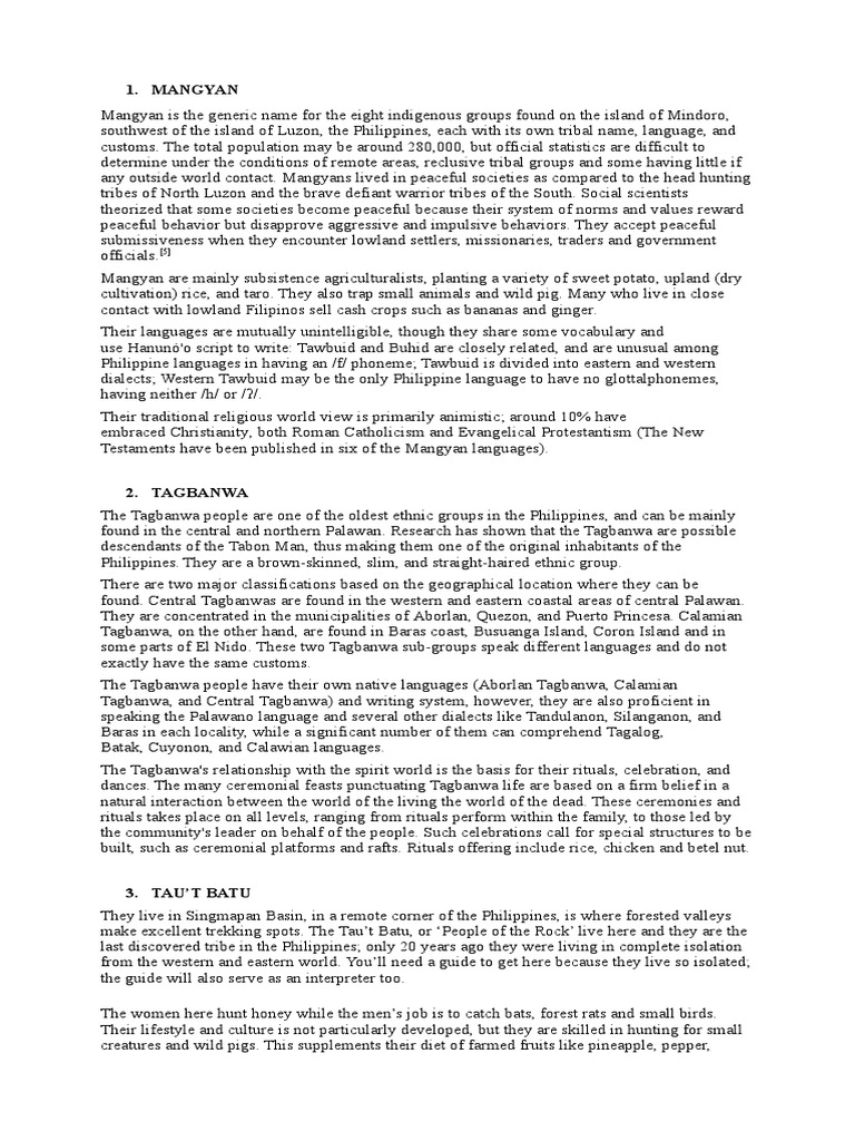 Kon | PDF | Philippines | Languages