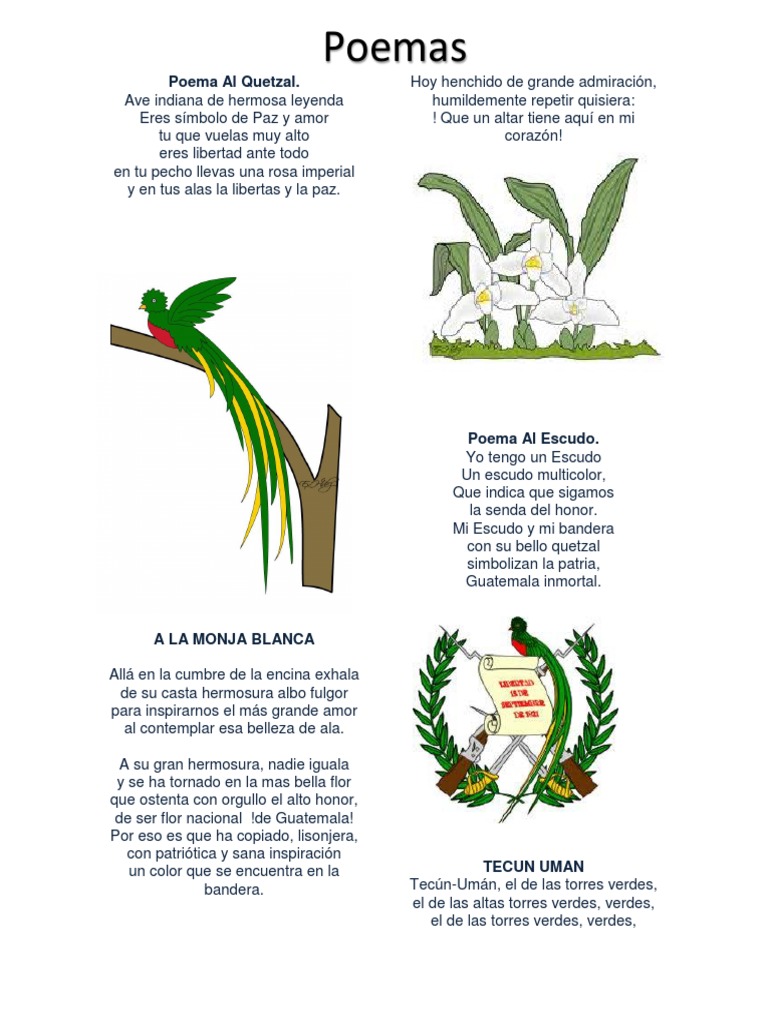 Poemas guatemaltecos | PDF | Naturaleza